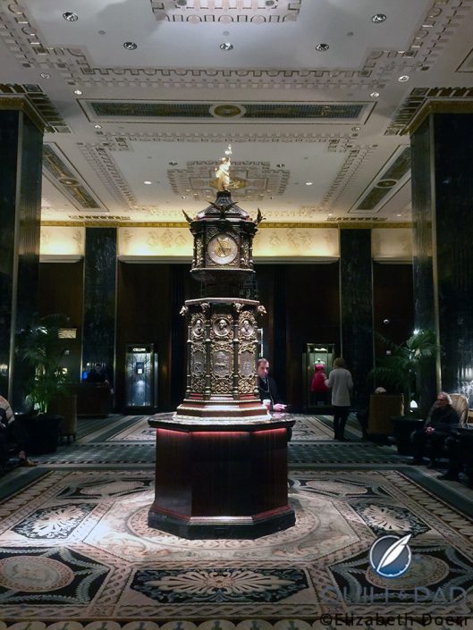 The Fantastic Clock In The Lobby Of New York City’s Waldorf-Astoria Is ...