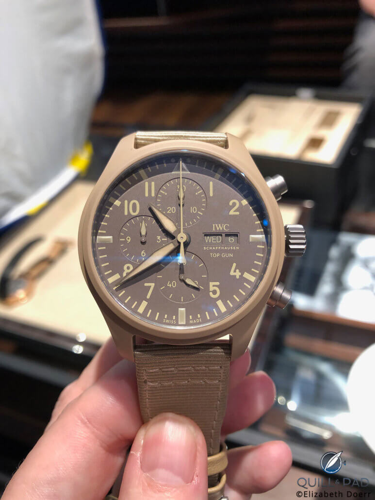 IWC Pilot's Watch Chronograph Top Gun Edition Mojave Desert: For When ...