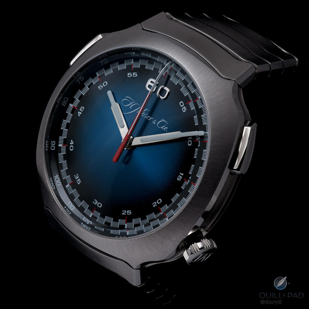 H. Moser & Cie Funky Blue Streamliner Flyback Chronograph: Not Just ...