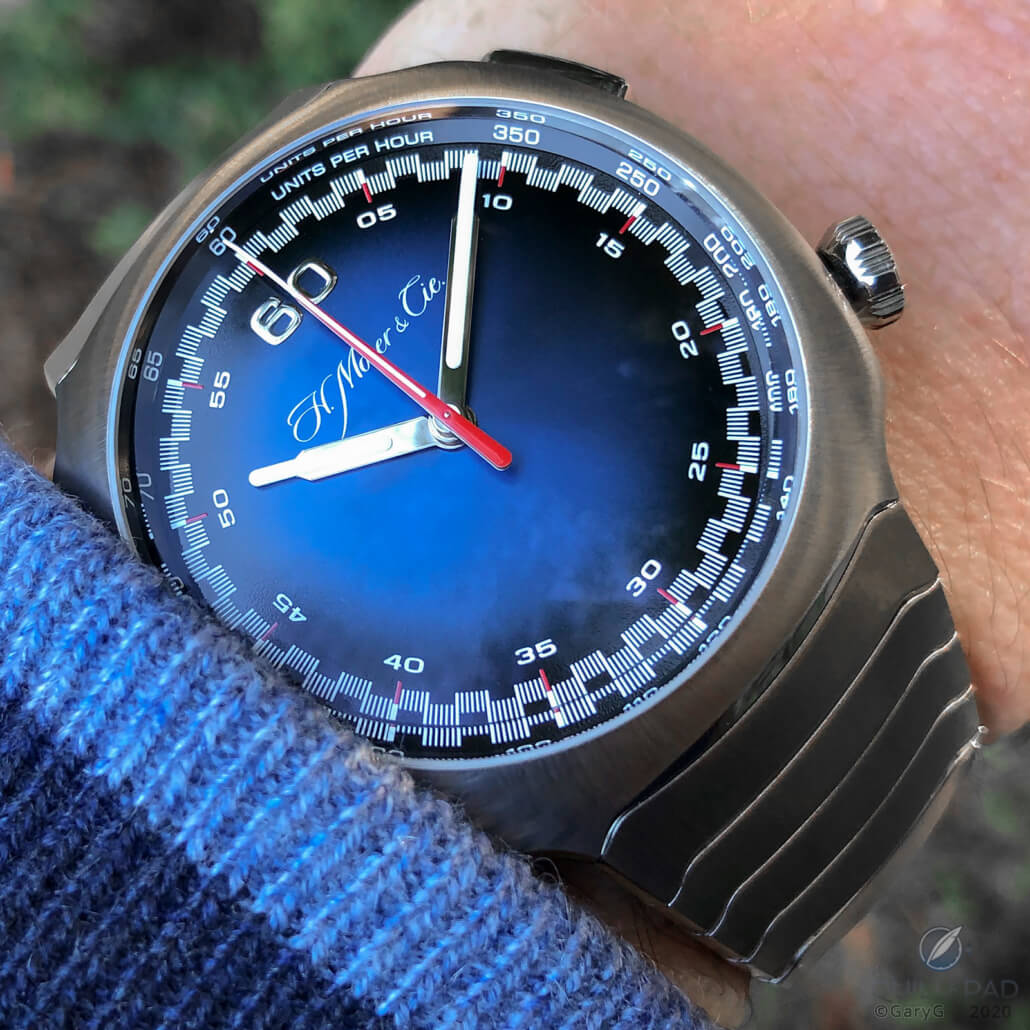 H. Moser & Cie Funky Blue Streamliner Flyback Chronograph: Not Just ...