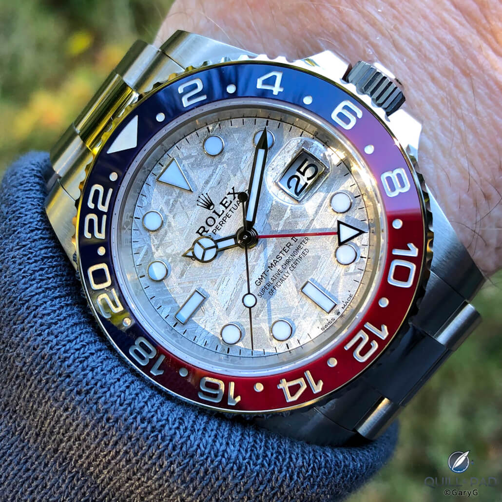 Behind The Lens: Rolex GMT-Master II Meteorite: Global Travel Meets ...