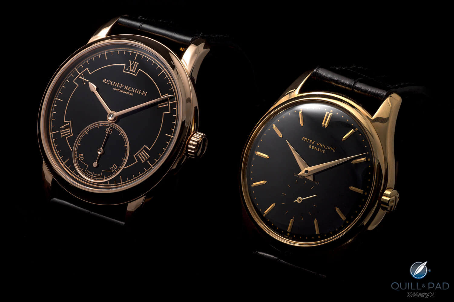 Behind The Lens: Three Black-Dialed Gold Treasures From Patek Philippe ...