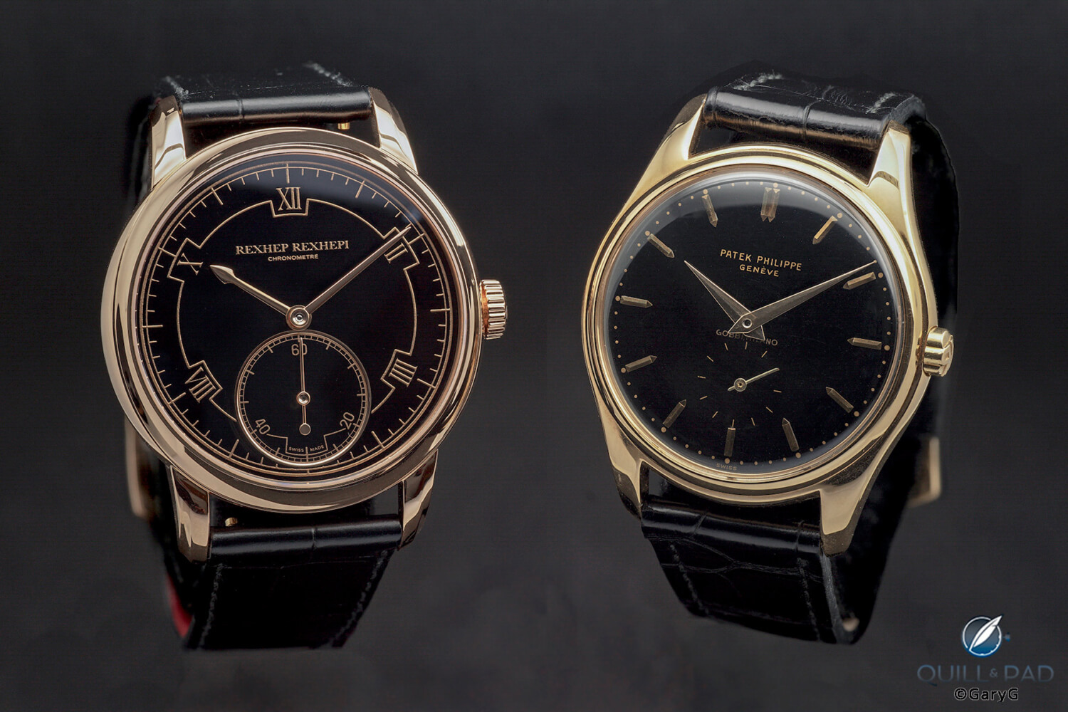 Behind The Lens: Three Black-Dialed Gold Treasures From Patek Philippe ...