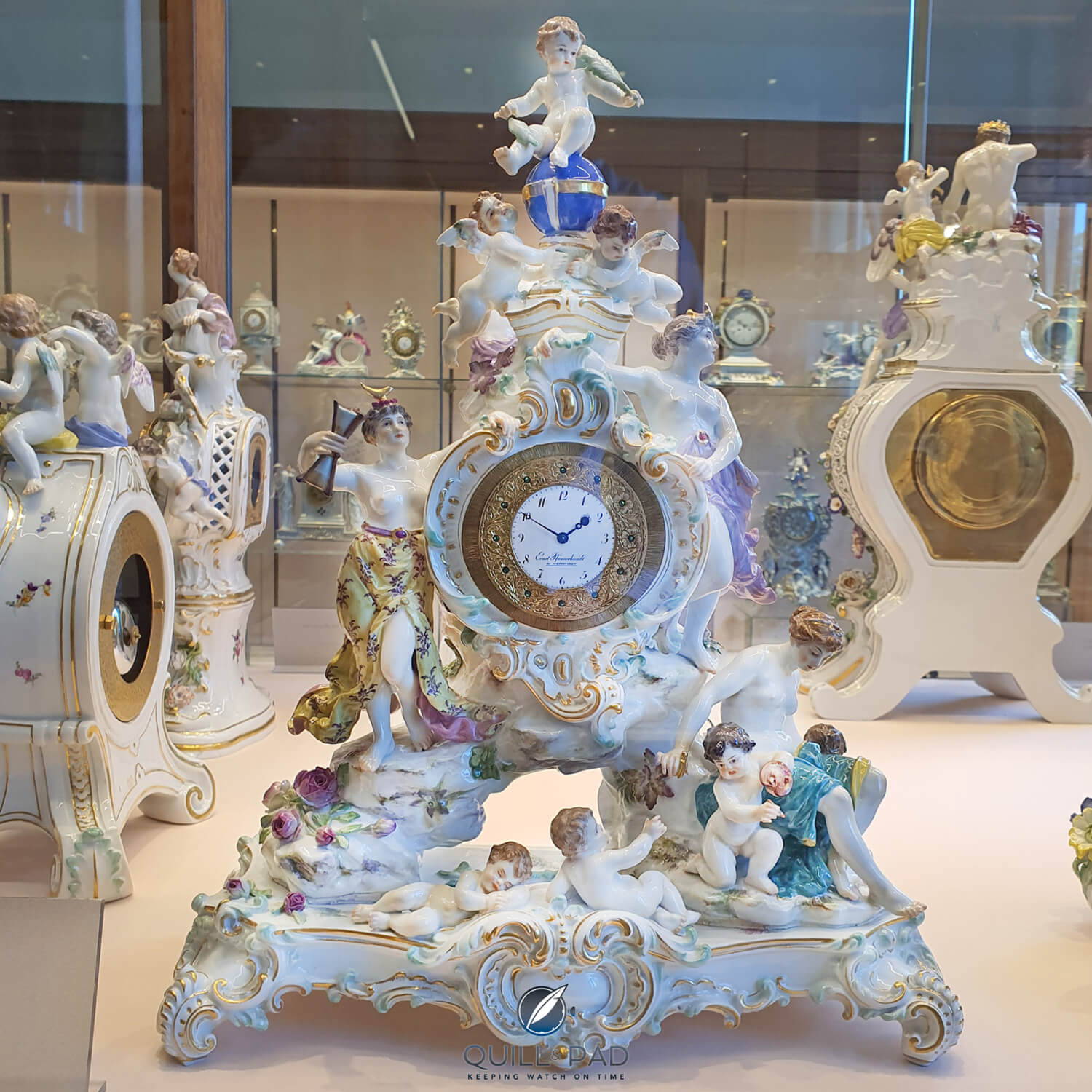 Incredible Porcelain Clocks In And From Meissen, Germany - Quill & Pad