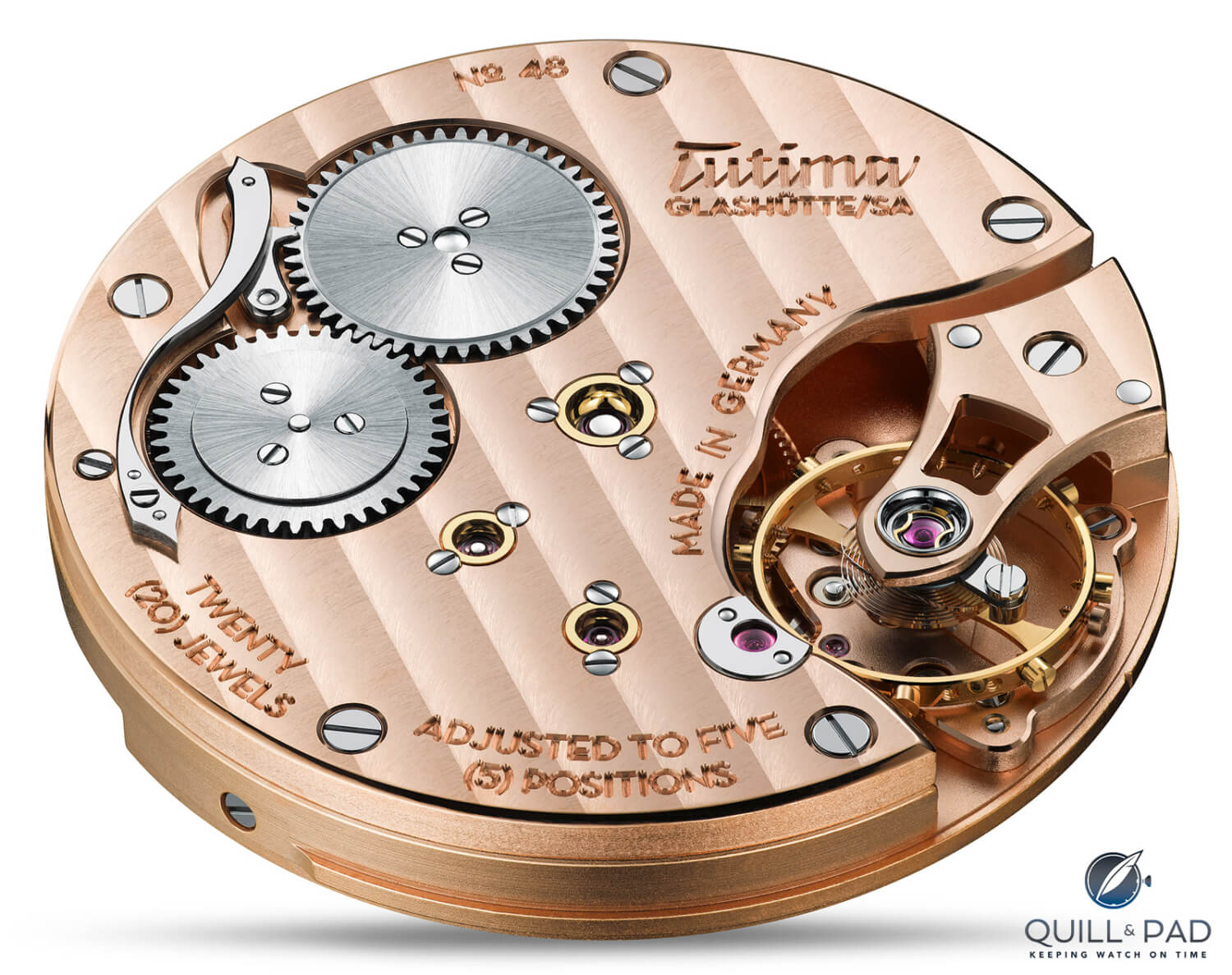 Tutima Patria Small Second: Perfection In Pink - Quill & Pad