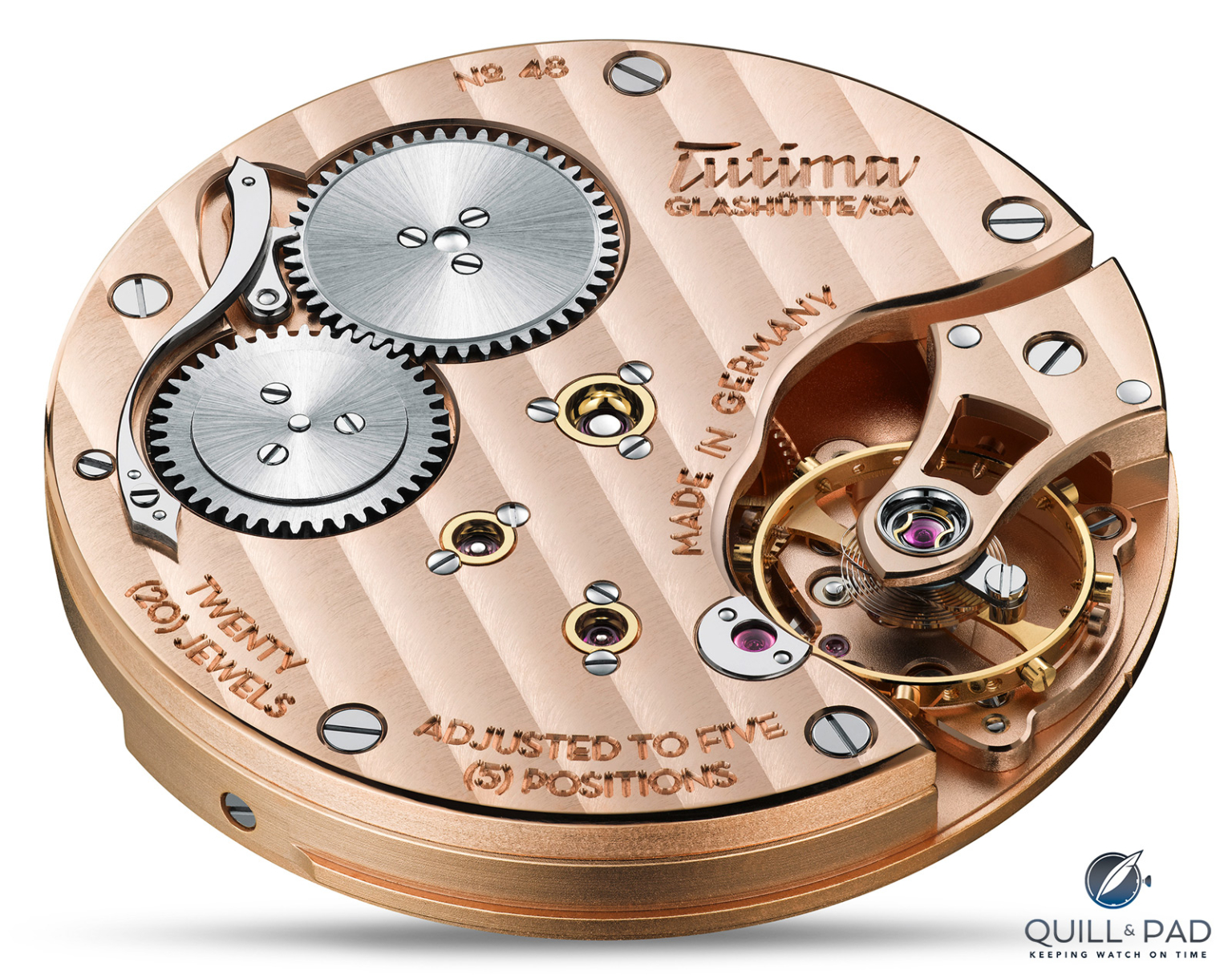 Tutima Patria Small Second: Perfection In Pink - Quill & Pad