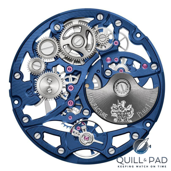 Piaget Polo Skeleton In Pink Gold: The Power Of A Sublime Blue-Gold ...