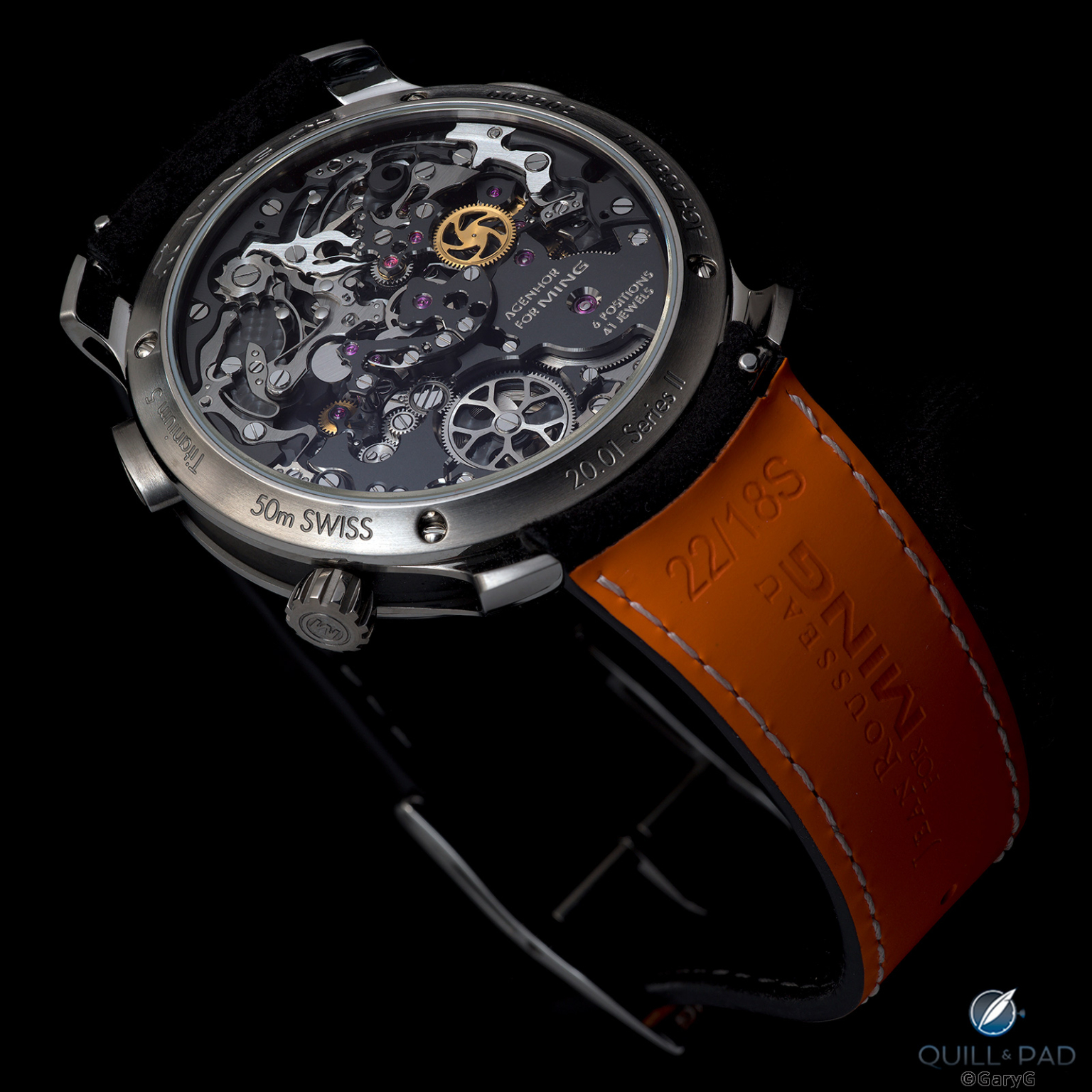 Behind The Lens: MING 20.01 Series 2 AgenGraphe Chronograph - Quill & Pad