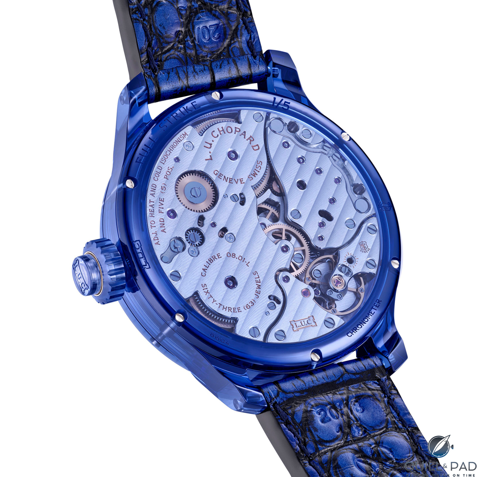 Chopard Full Strike Minute Repeater in Blue Sapphire - Quill & Pad