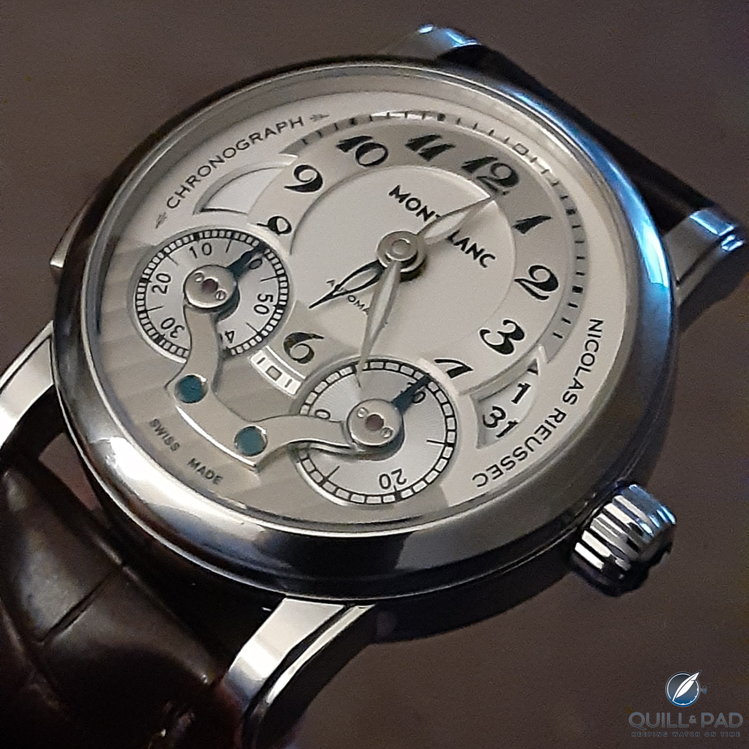 Montblanc Nicolas Rieussec GMT Chronograph: It Features the Combined ...