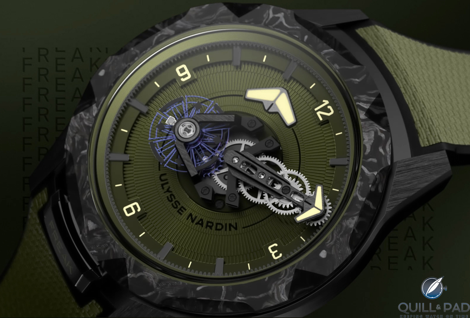Ulysse Nardin Freak One Ops Reporting for Duty in Military Green ...