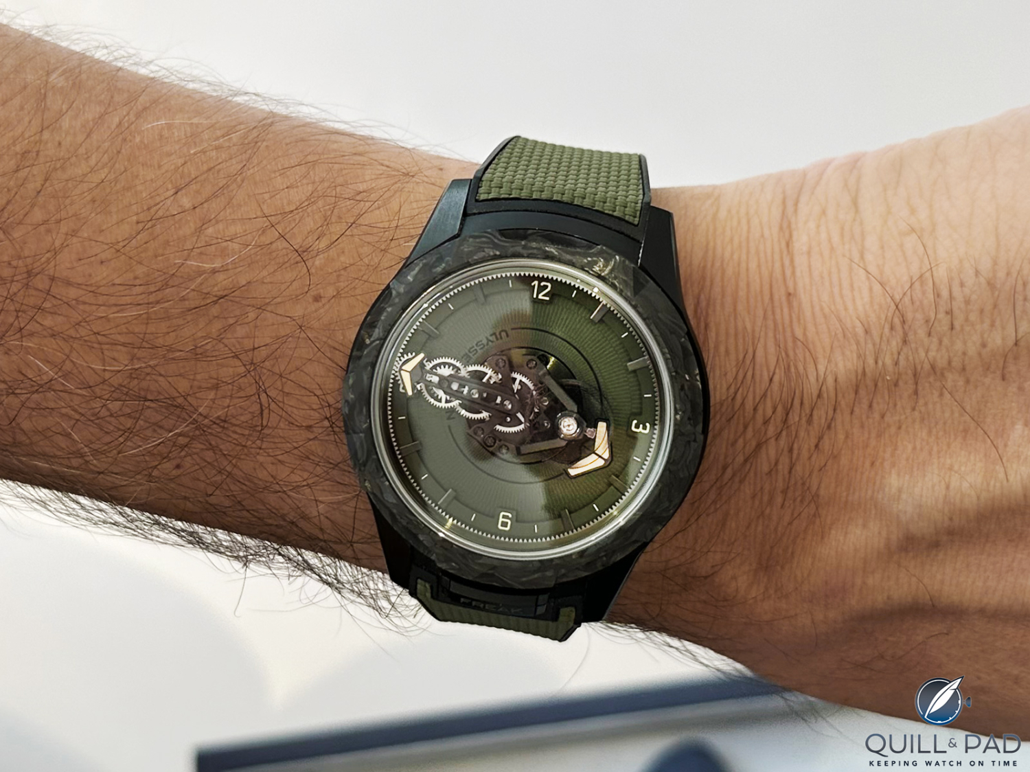 Ulysse Nardin Freak One Ops Reporting for Duty in Military Green ...