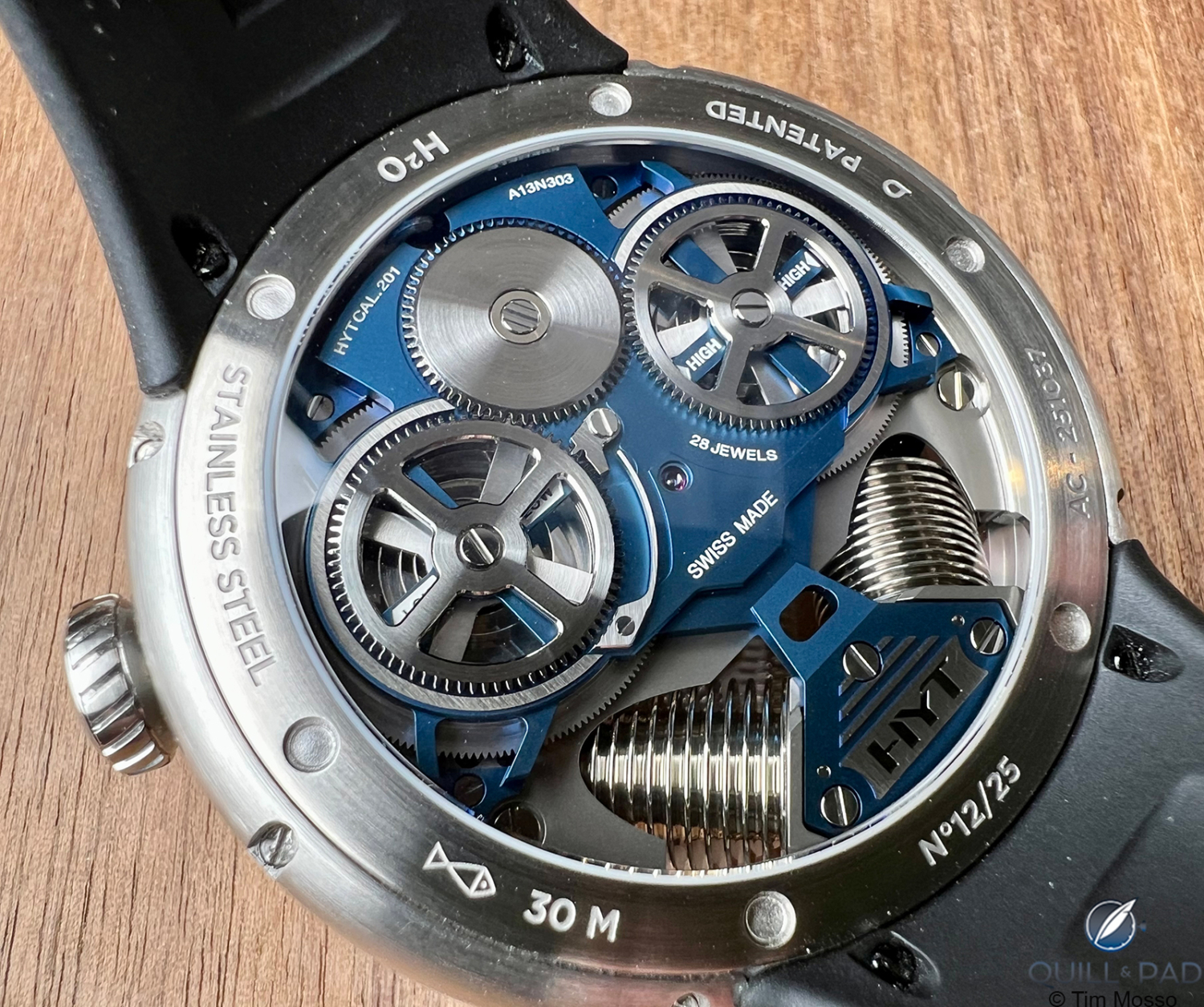 HYT H2O reviewed by Tim Mosso: It looks Huge, but it merely wears Big - Quill & Pad