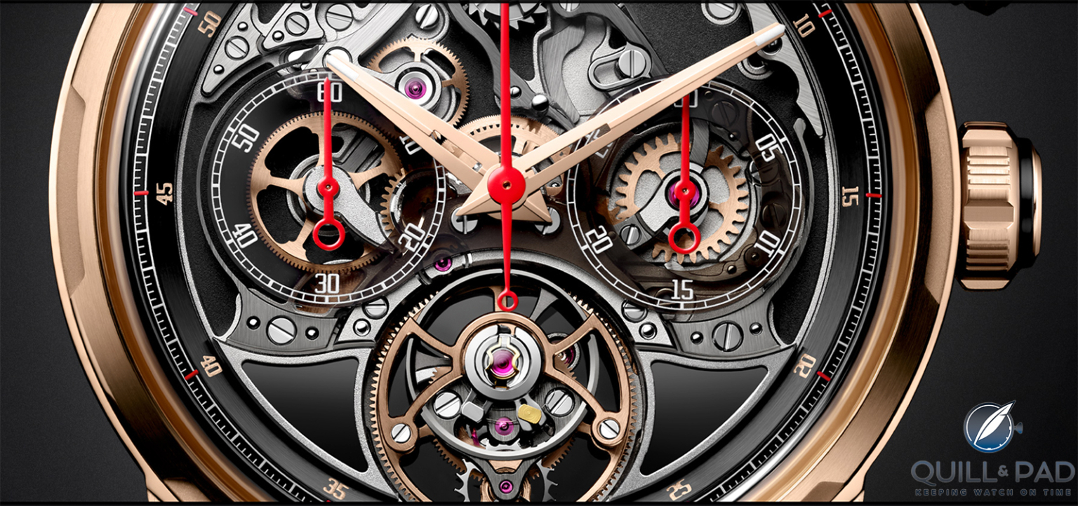 New Release: Louis Moinet Impulsion Onyx: Monopusher Chronograph ...