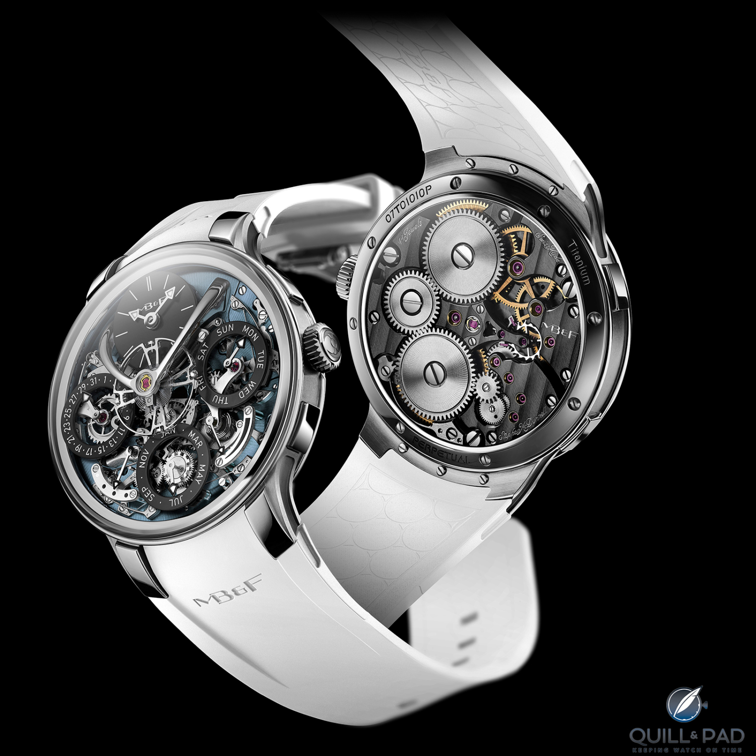 New Release: MB&F LM Perpetual EVO Blue - Quill & Pad