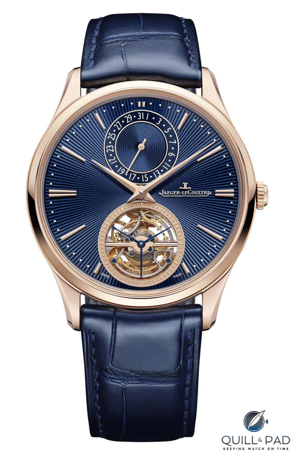 Jaeger-LeCoultre Blue Enamel Master Ultra Thin Tourbillon: Very Close ...