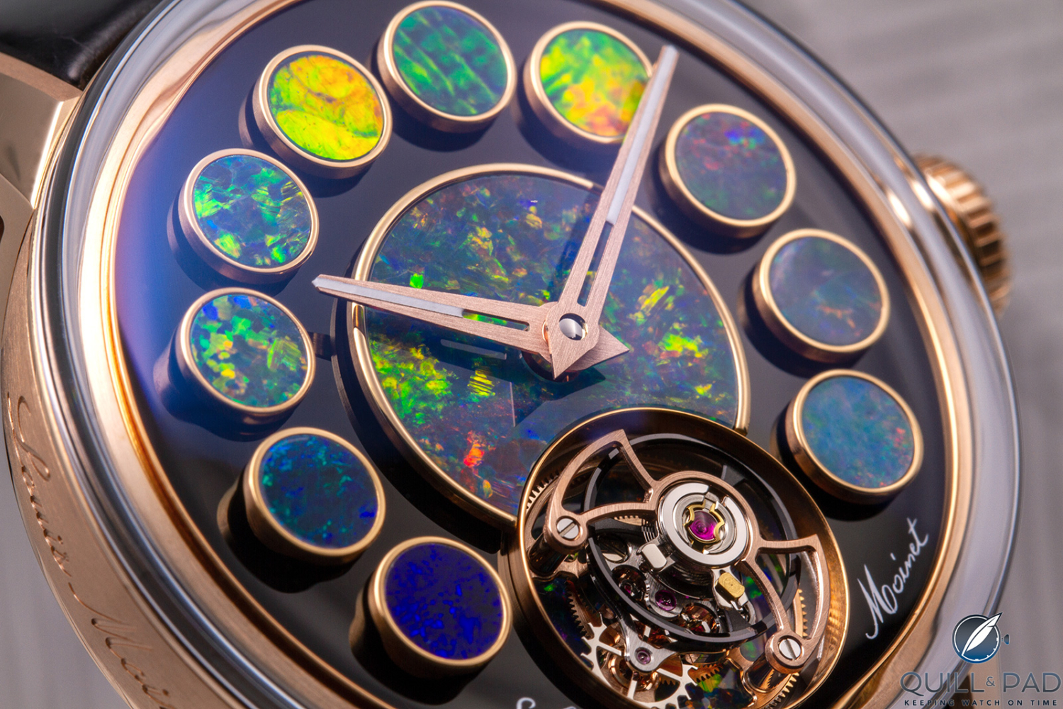 New Release: Louis Moinet Geopolis Opal Flying Tourbillon: A ...