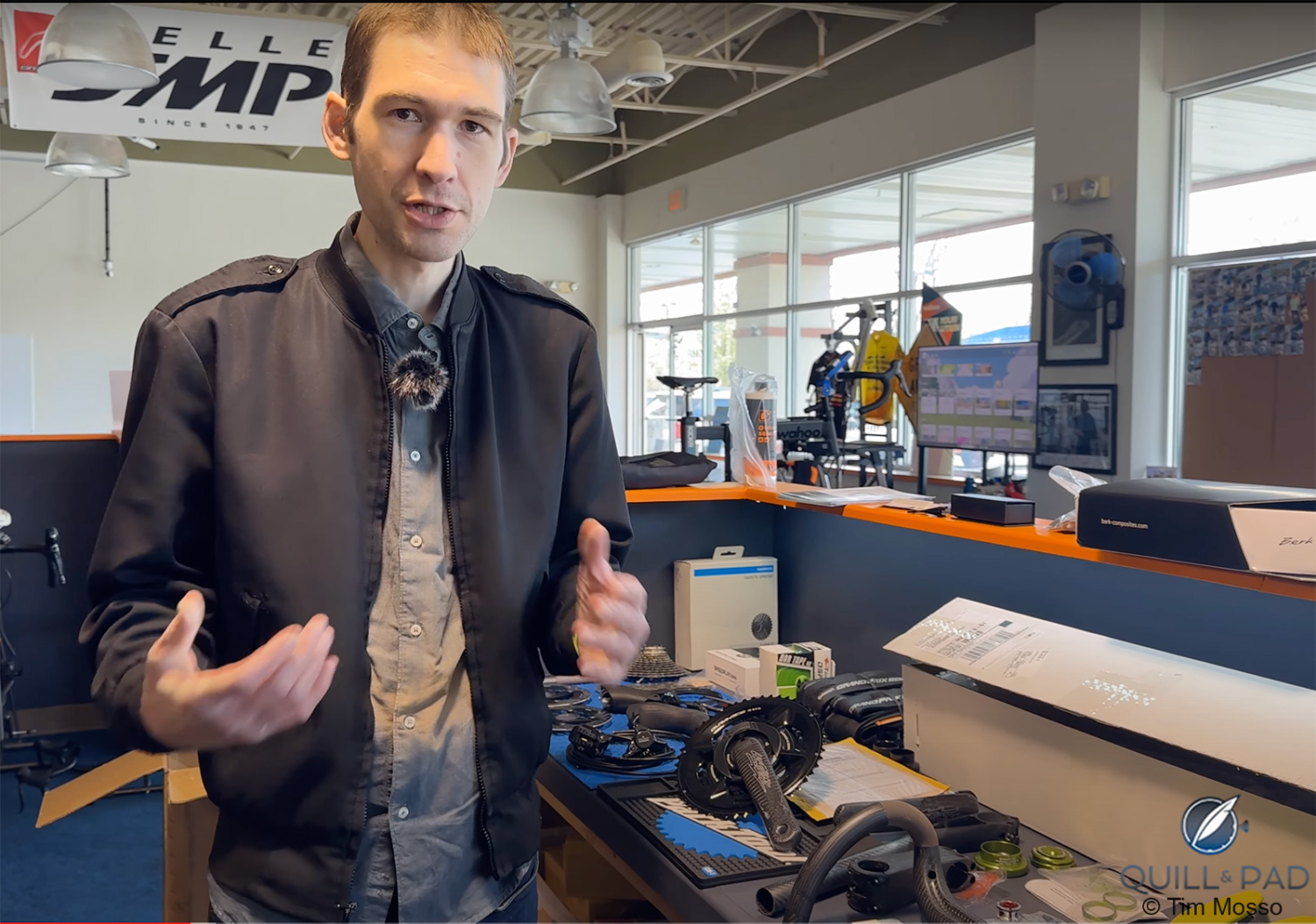 Tim Mosso Builds a Custom Road Bike Part III: The Parts - Quill & Pad