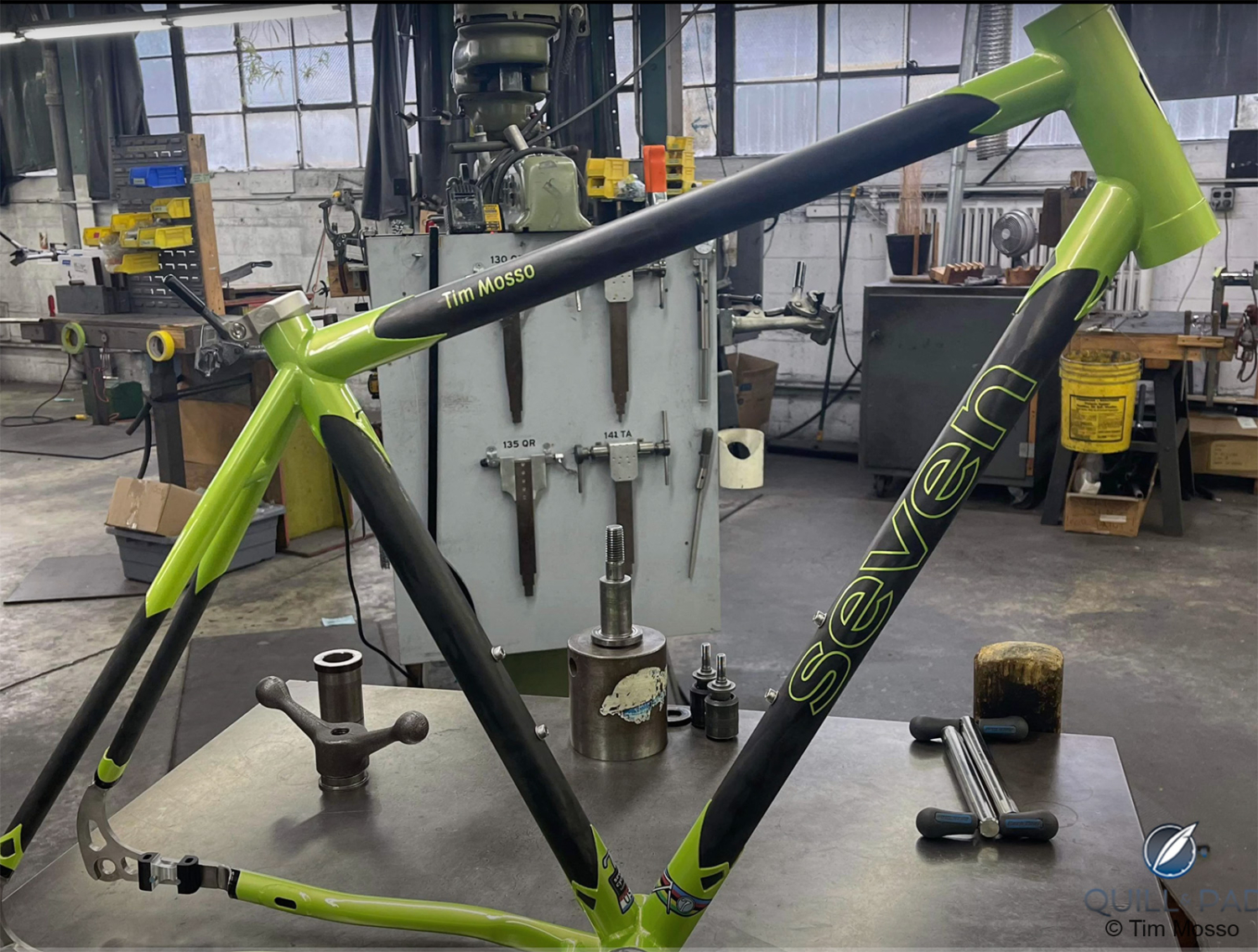 Tim Mosso Builds a Custom Road Bike Part 2: The Frame - Quill & Pad