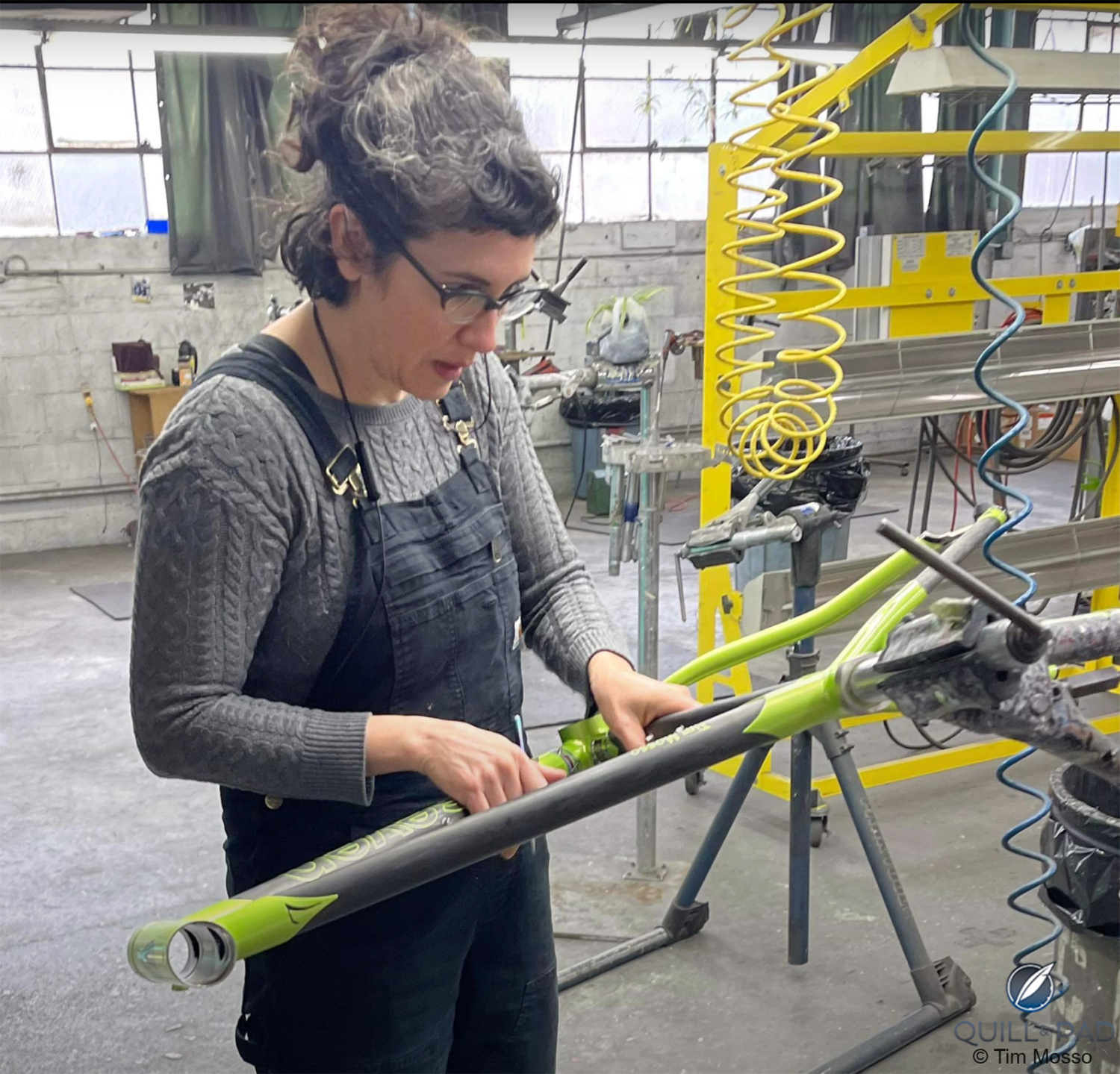 Tim Mosso Builds a Custom Road Bike Part 2: The Frame - Quill & Pad