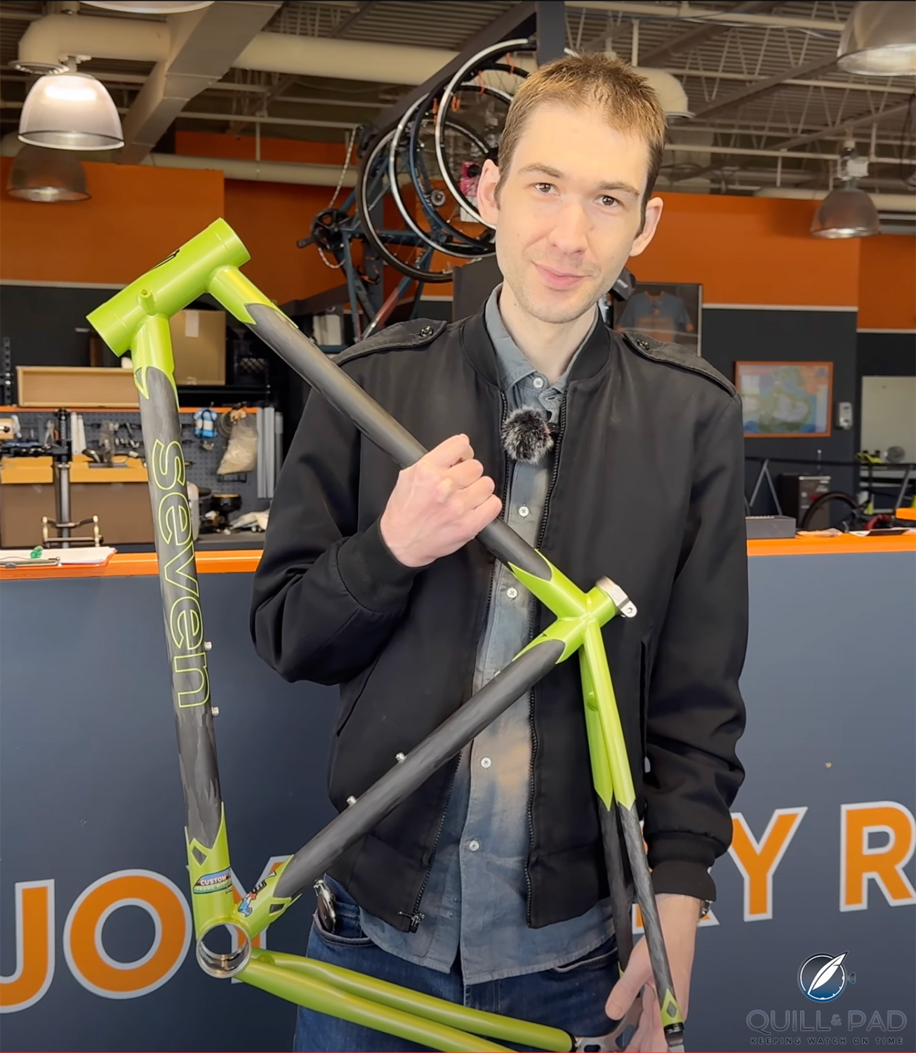Tim Mosso Builds a Custom Road Bike Part 2: The Frame - Quill & Pad