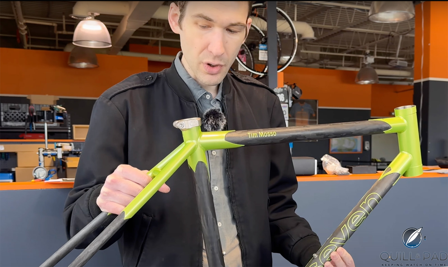 Tim Mosso Builds a Custom Road Bike Part 2: The Frame - Quill & Pad
