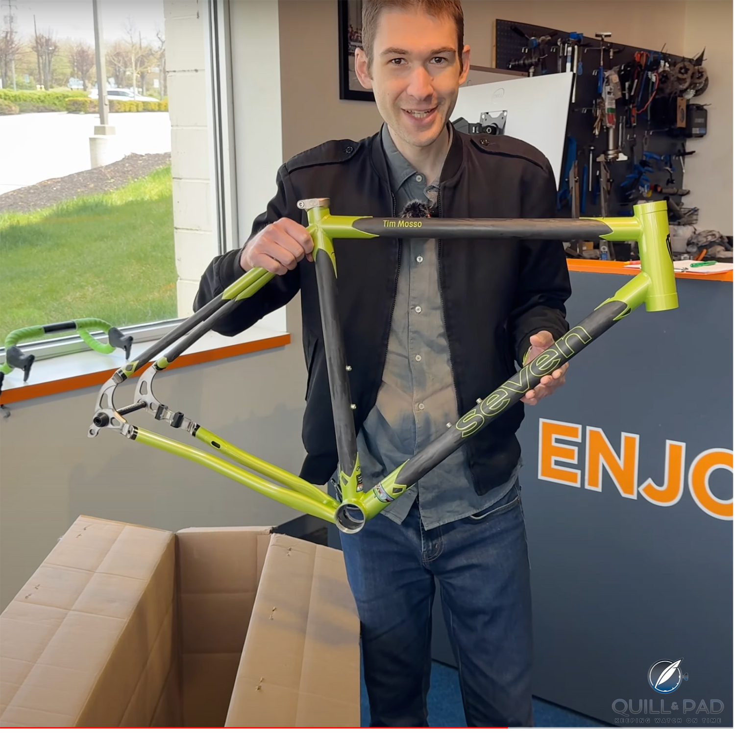 Tim Mosso Builds a Custom Road Bike Part 2: The Frame - Quill & Pad