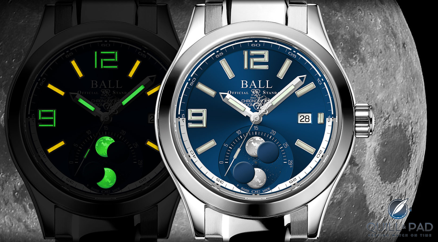 Ball Watch Engineer II Moon Phase Chronometer: Lume on the Moon and ...