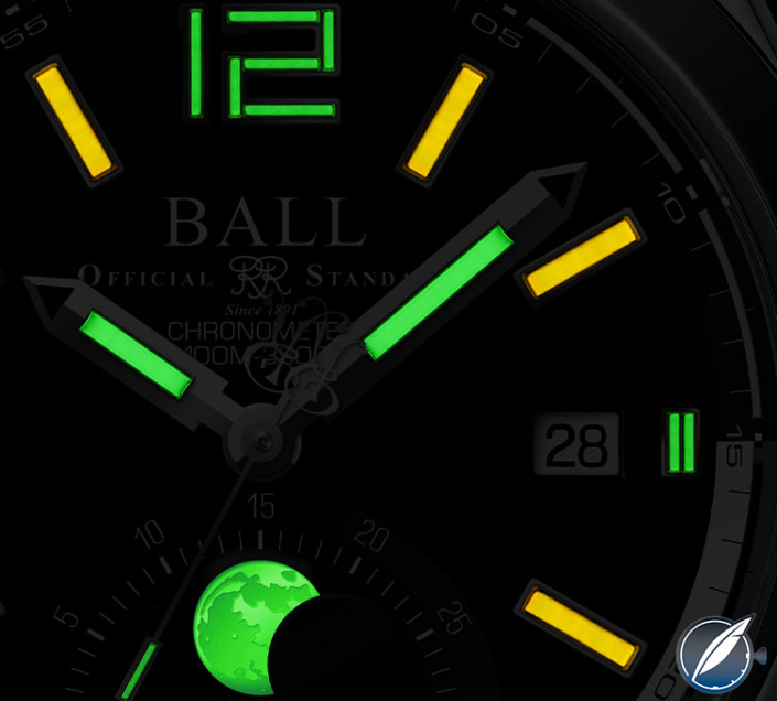 Ball Watch Engineer II Moon Phase Chronometer: Lume on the Moon and ...