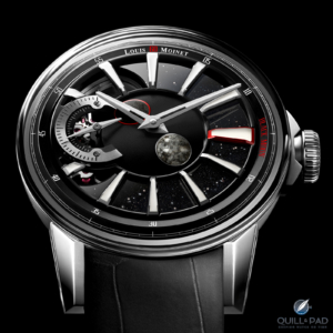 Louis Moinet Black Moon: World First Central Moon Phase with Moon ...