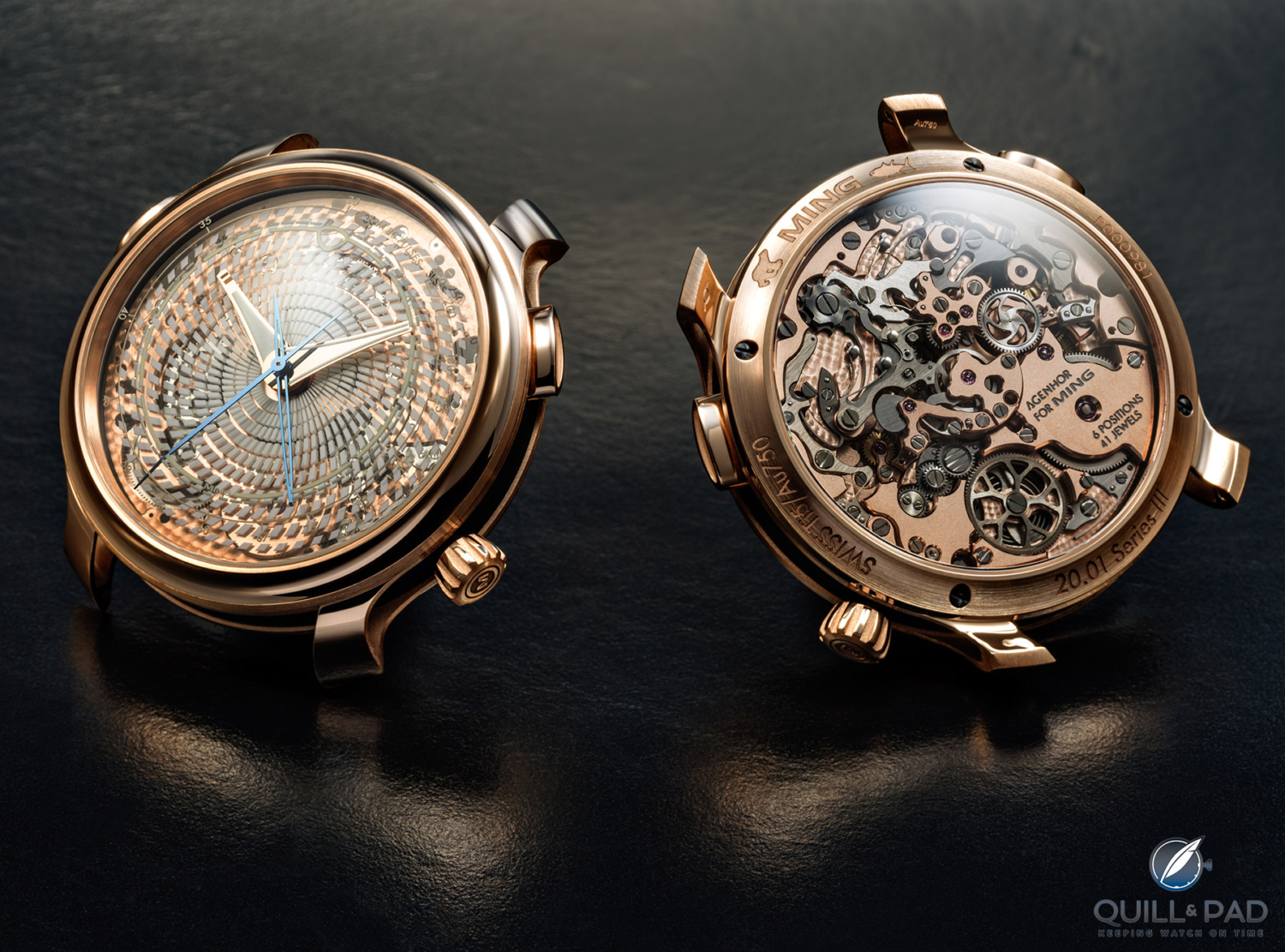 New Ming 20.01 Series 3 Chronograph with Sensational Borosilicate Dial ...