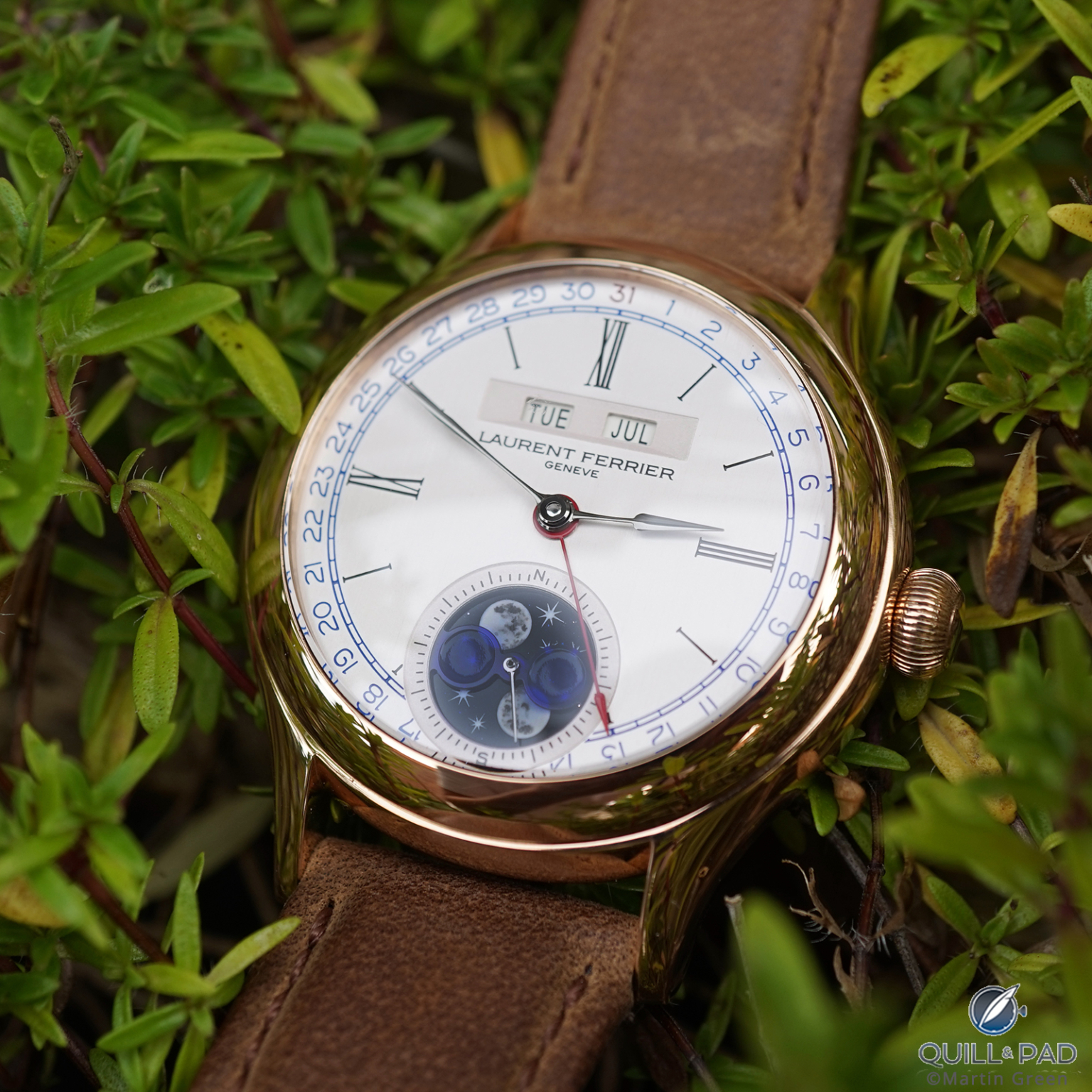 Laurent Ferrier Classic Moon Silver Triple Calendar: Proportionally ...