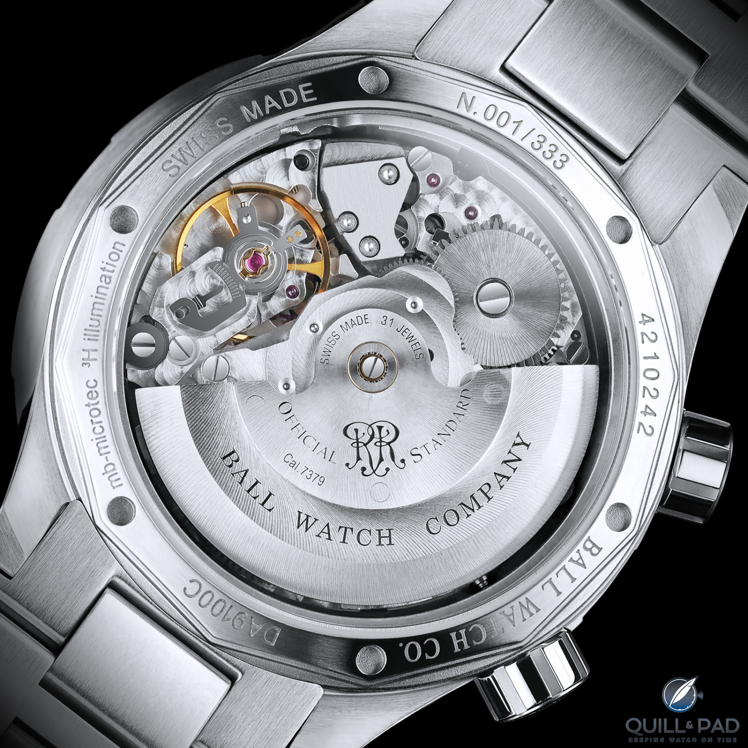 Ball Watch Roadmaster M Model A: Innovative Alarm, GMT, and Lights Up ...
