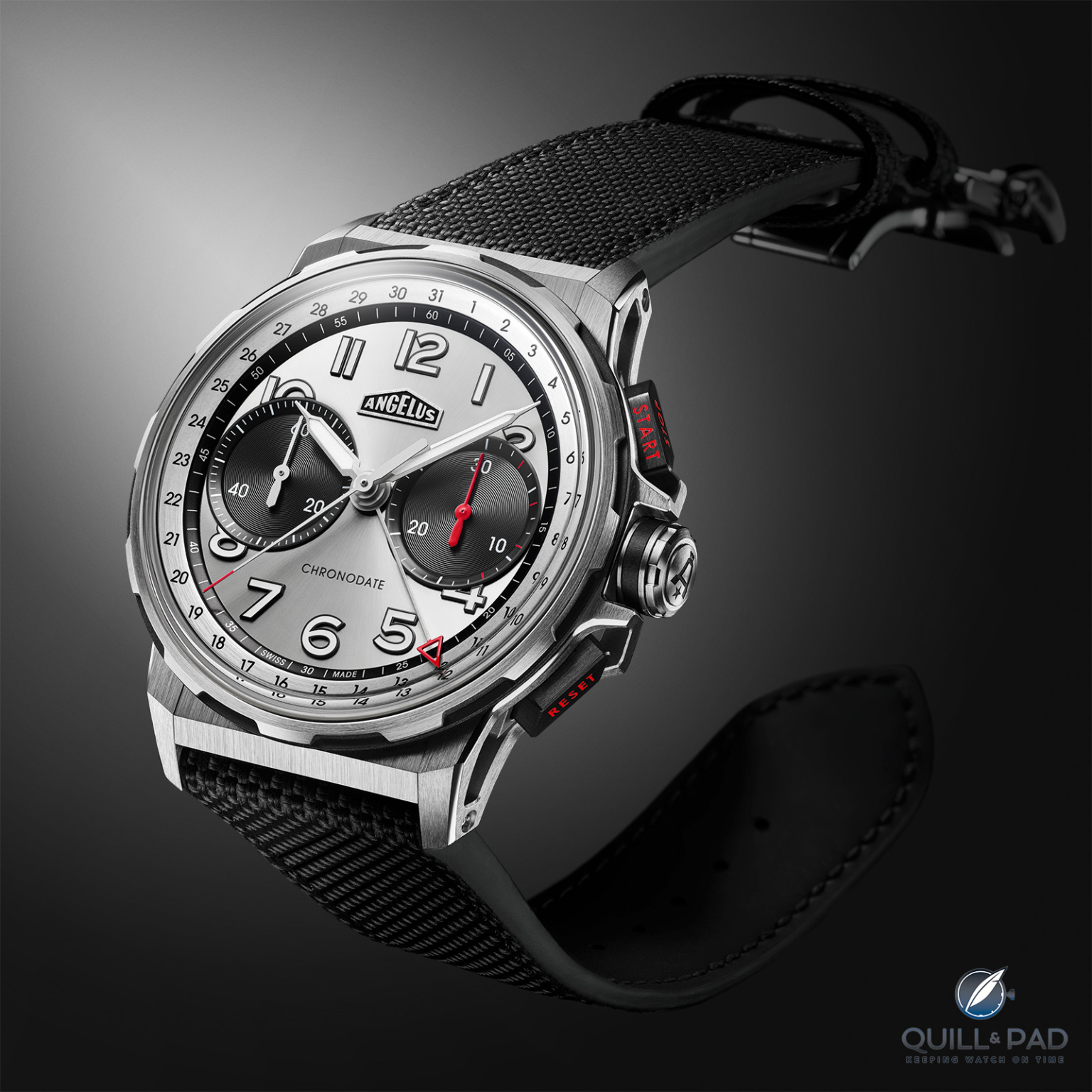 New Release: Angelus Chronodate Titanium, Magnetic Silver Edition ...